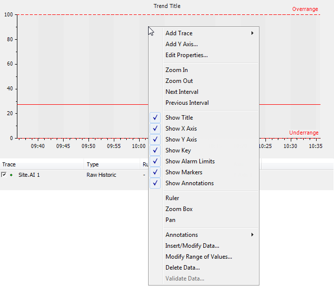Geo SCADA Expert Tutorial - Add the 'AI 1' Point's Historic Values to a Trend (Your First 'Live ...